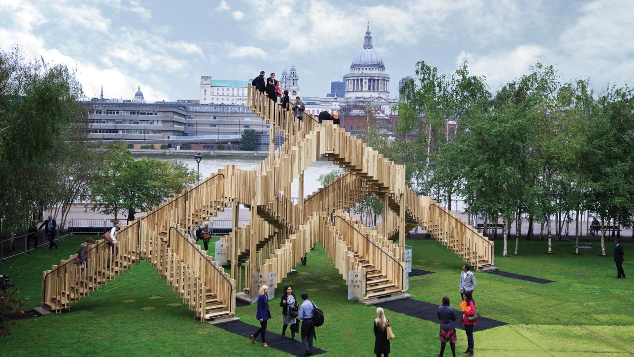 The brief behind Endless Stair | American Hardwood Export Council