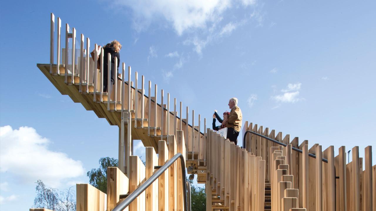 Designing an Endless Staircase | American Hardwood Export Council