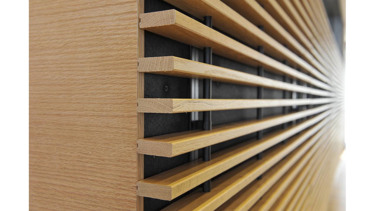 Prim Hall wall cladding