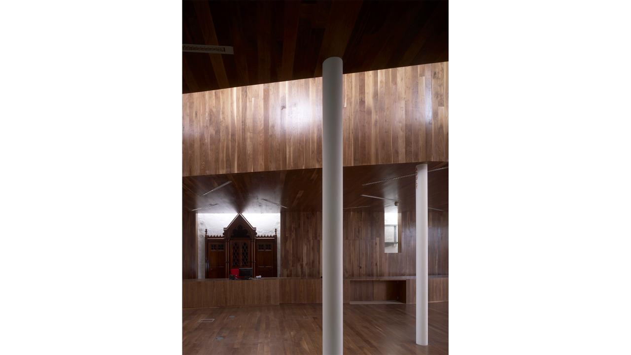 Library flooring, walls and ceiling cladding | American Hardwood Export ...