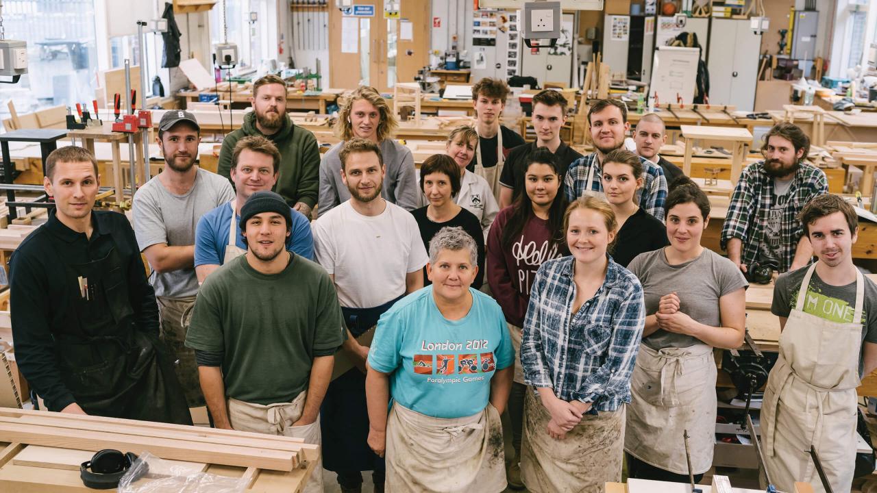 Building crafts college | AHEC | American red oak